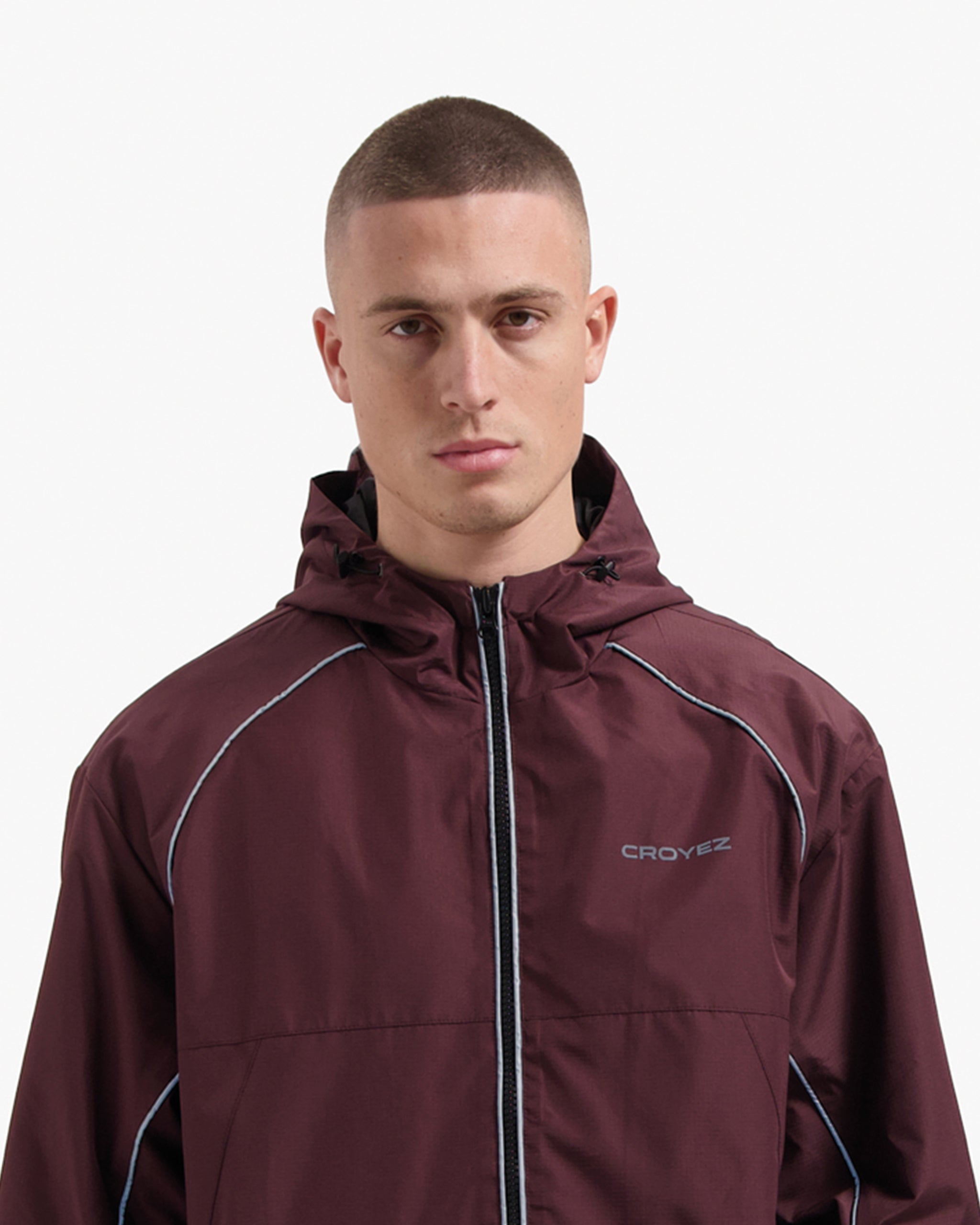 Croyez Parachute Ripstop Jacket | Burgundy - Croyez